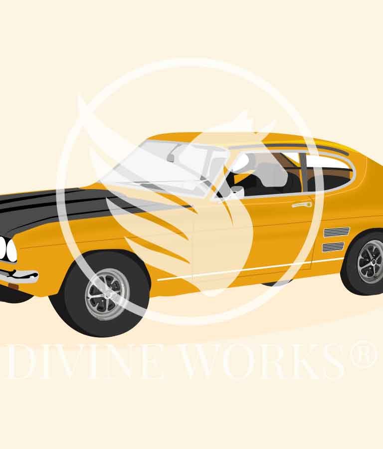 Free Ford Car Vector Illustration
