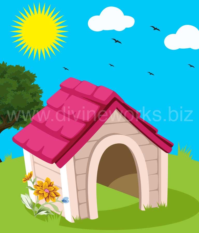 Download Free Dog House Vector Illustration at Divine Works