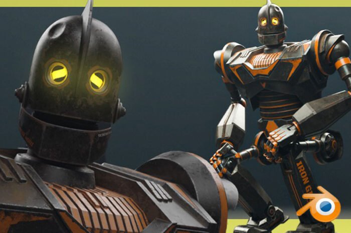 BLENDER How to create and rig the Iron Giant Course