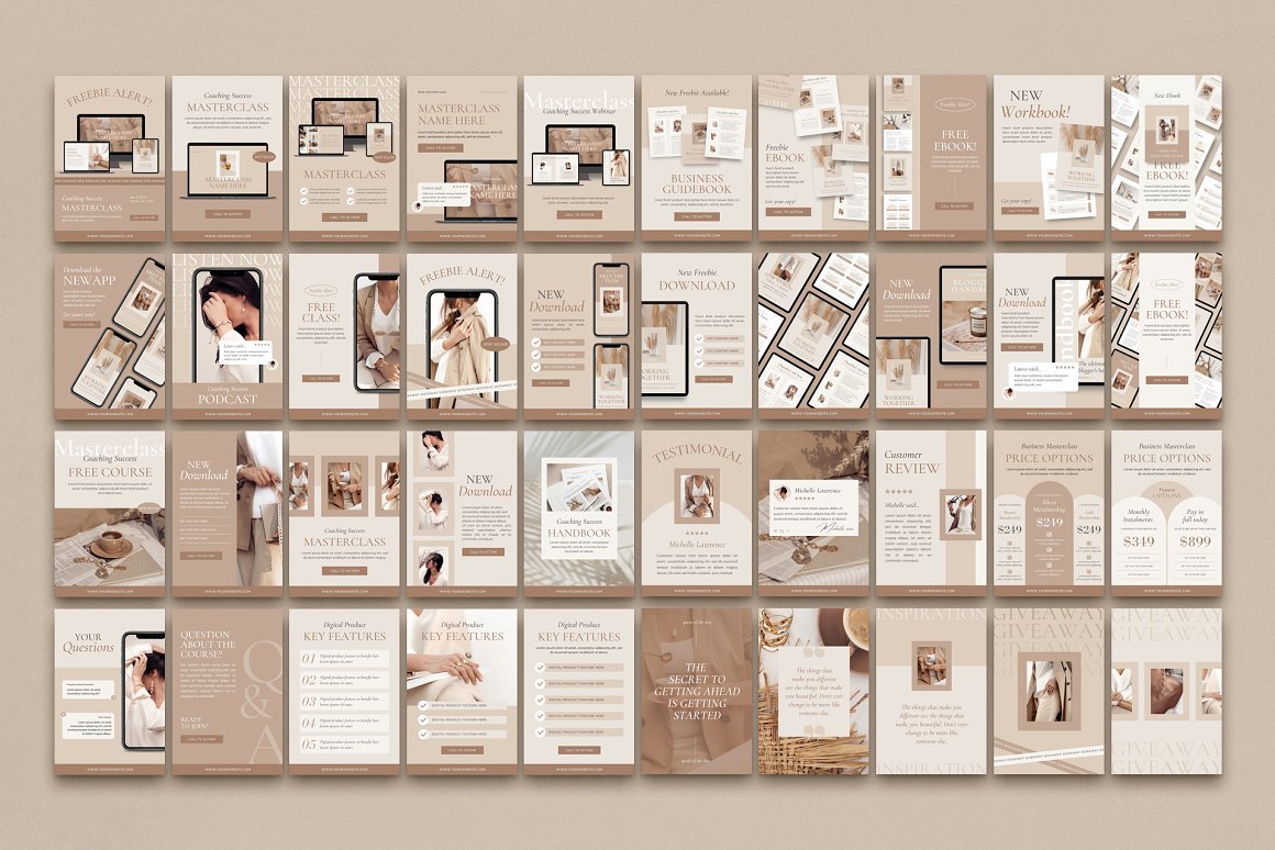 Social Media Digital Product Mockups - Social Media Mockups