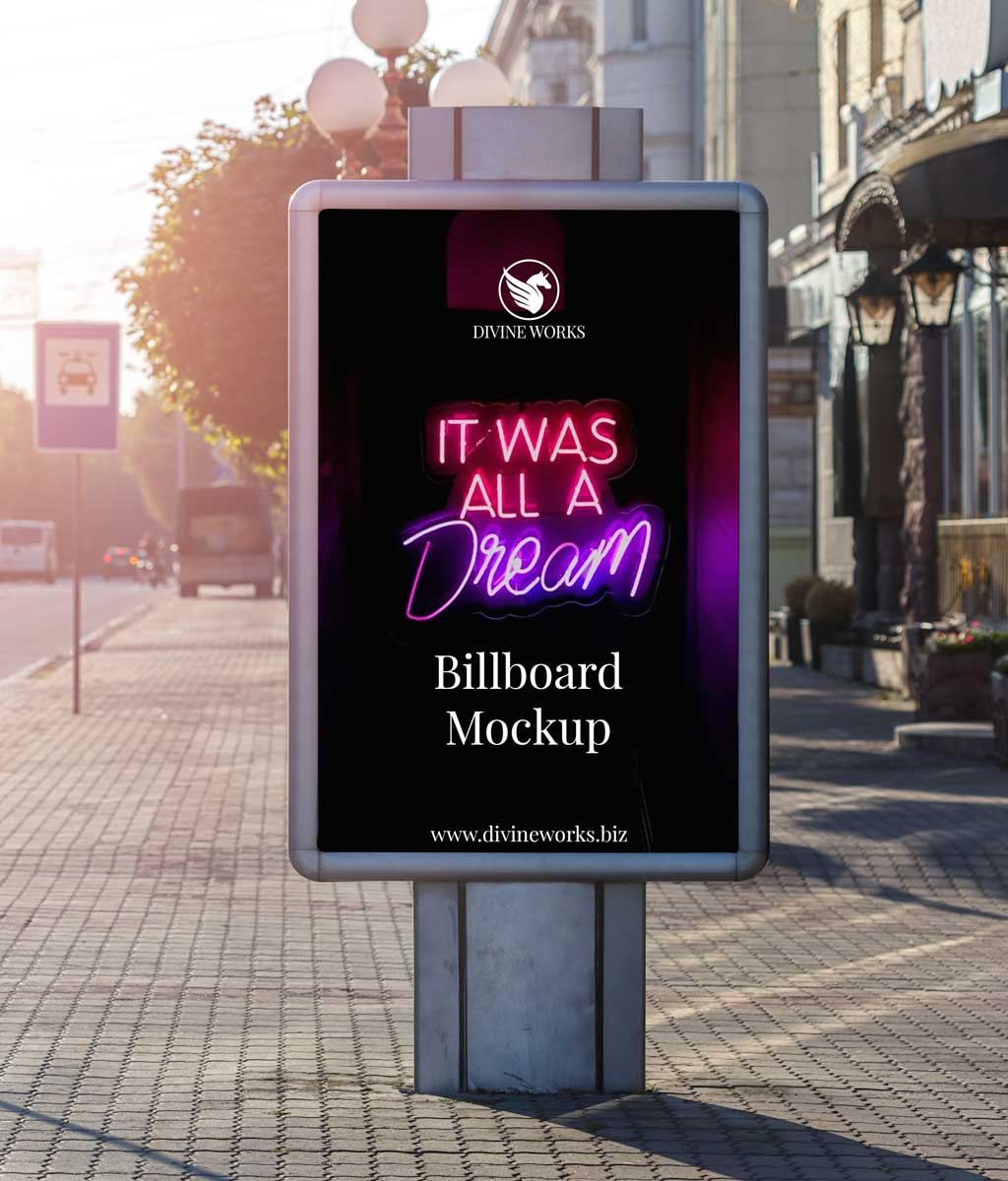 Billboard Mockup PSD free Archives