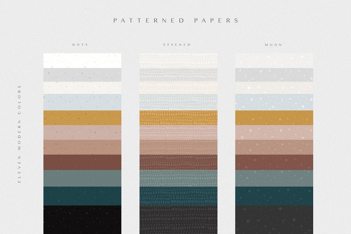 Paper Textures in Modern Colors - Paper Textures in Modern Colors