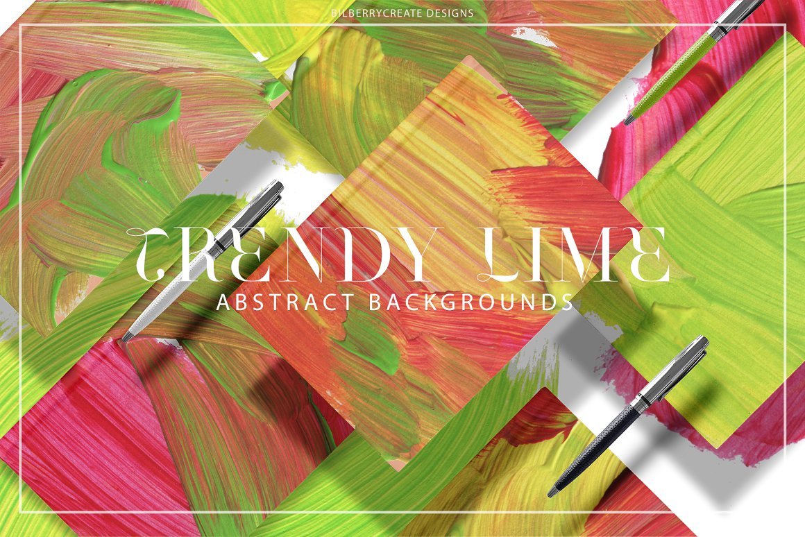 Lime Abstract Background - Lime Abstract Background