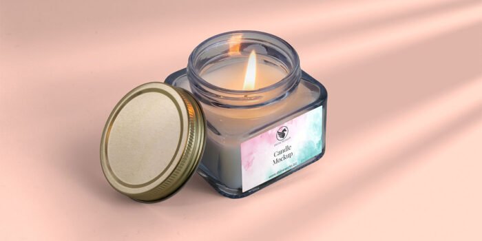 Free Candle Mockup PSD - Free Candle Mockup PSD