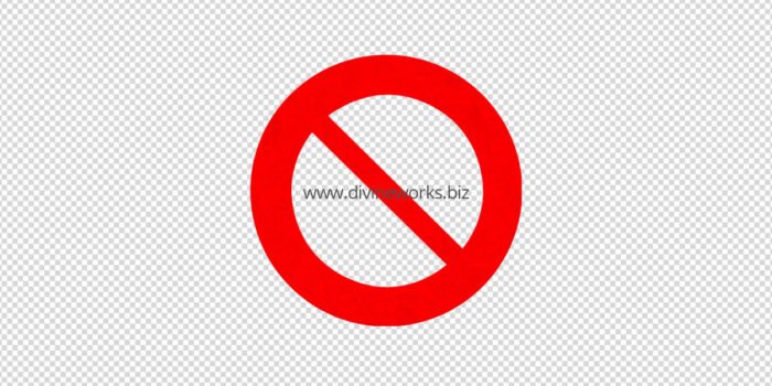 Prohibited Sign Transparent Png Image - Prohibited Sign Png